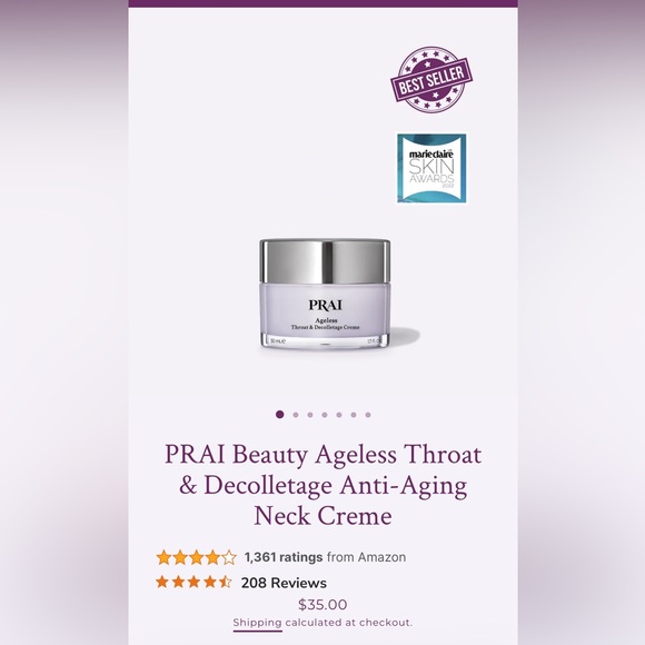 Prai | Skincare | Prai Ageless Throat Dcolletage Cream | Poshmark